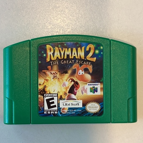 Nintendo | Other | Rayman 2 The Great Escape Nintendo 64 Game N64 ...